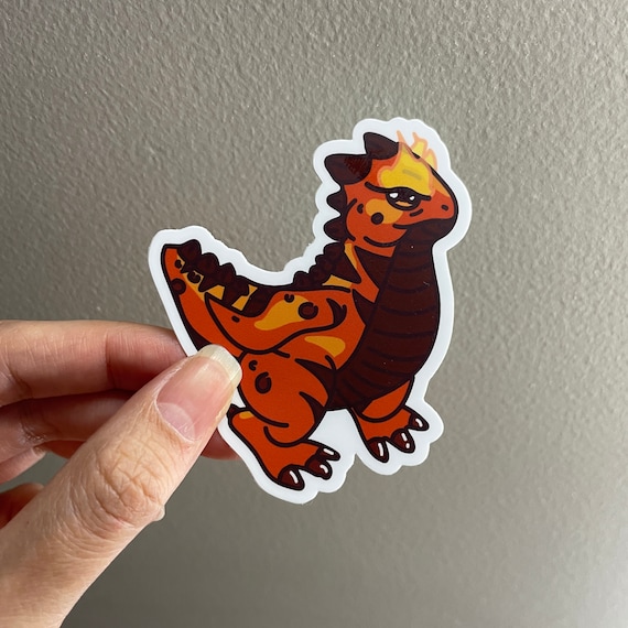 ESO Deadlands Bantam Guar Inspired Fire Dino Chicken Vinyl | Etsy