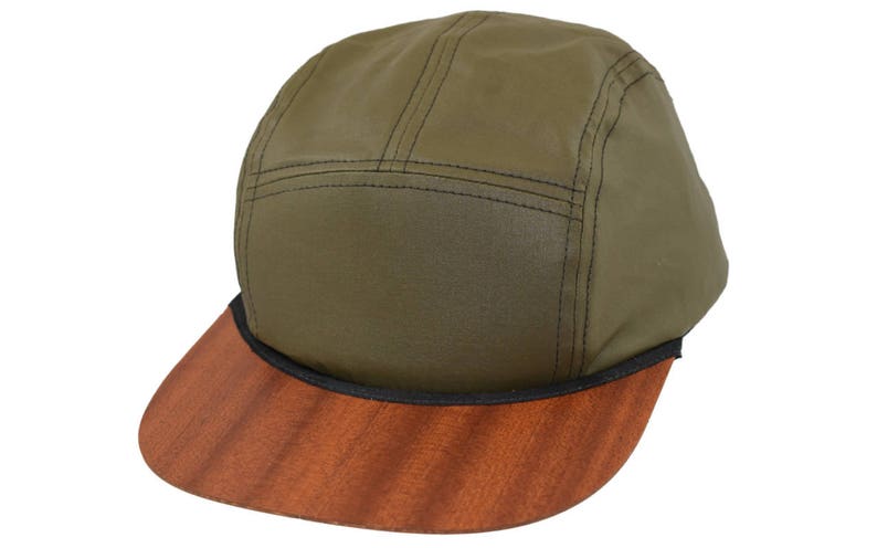Outdoor Green Cap With Unique Wooden Brim - Made in Germany ...