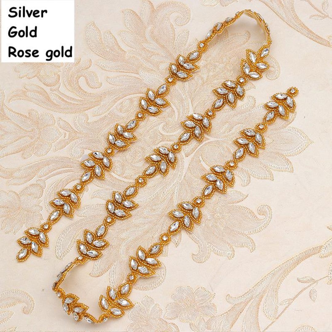 Rhinestone Trim for Bridal Dress, Ultra Thin High Quality Sparkling ...