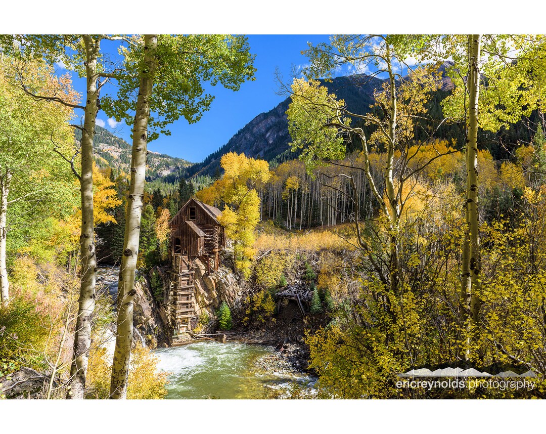 The Crystal Mill in Autumn (horizontal) | Colorado | Fall Colors ...