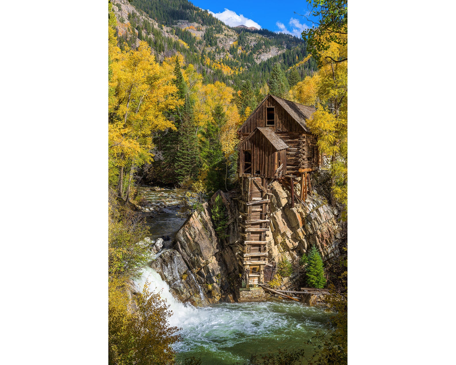 The Crystal Mill in Autumn | Colorado | Fall Colors | Historic ...