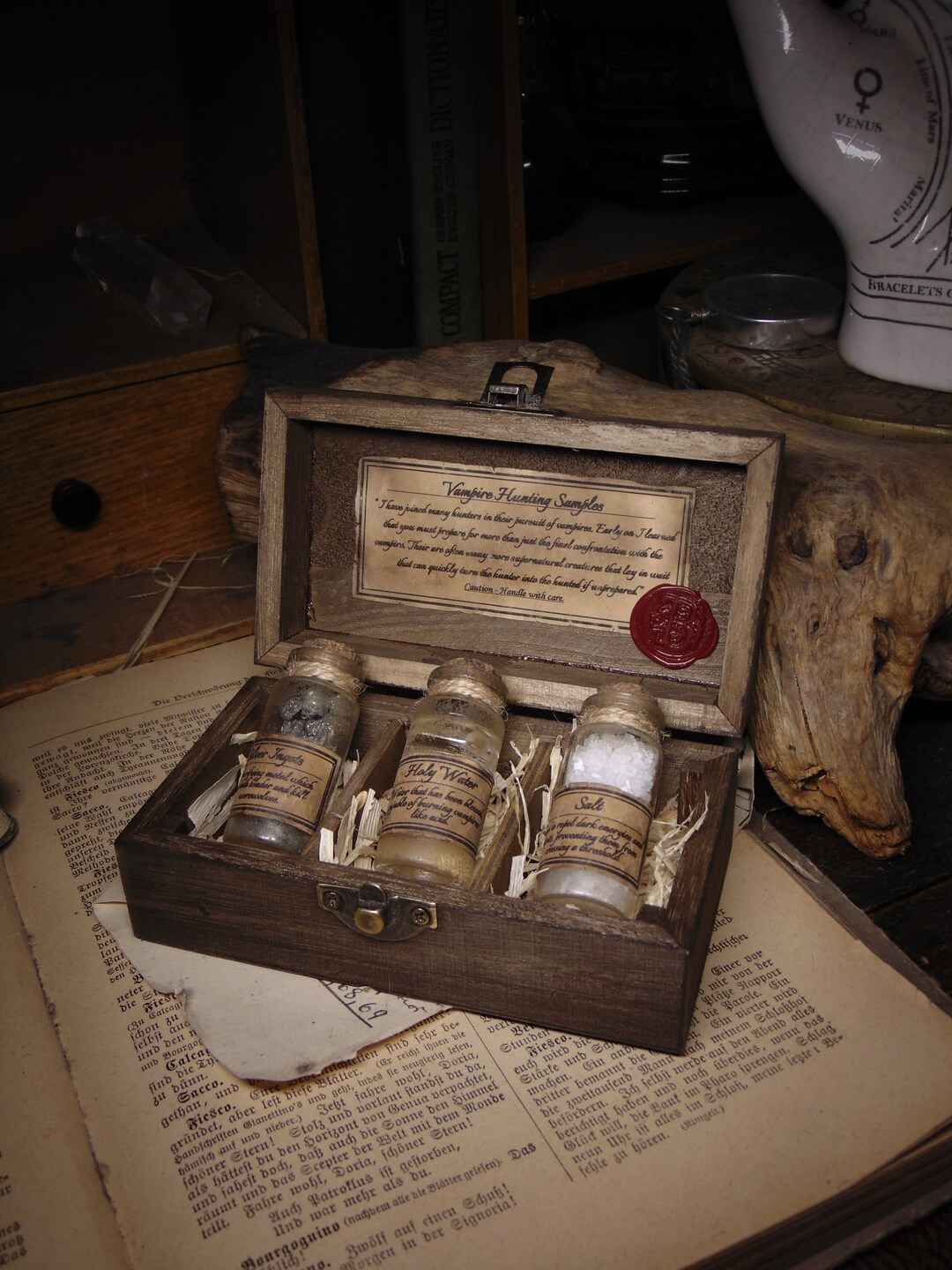 Vampire Hunting Sample Chest handmadefantasy/folklore/fairy Tale Gift ...