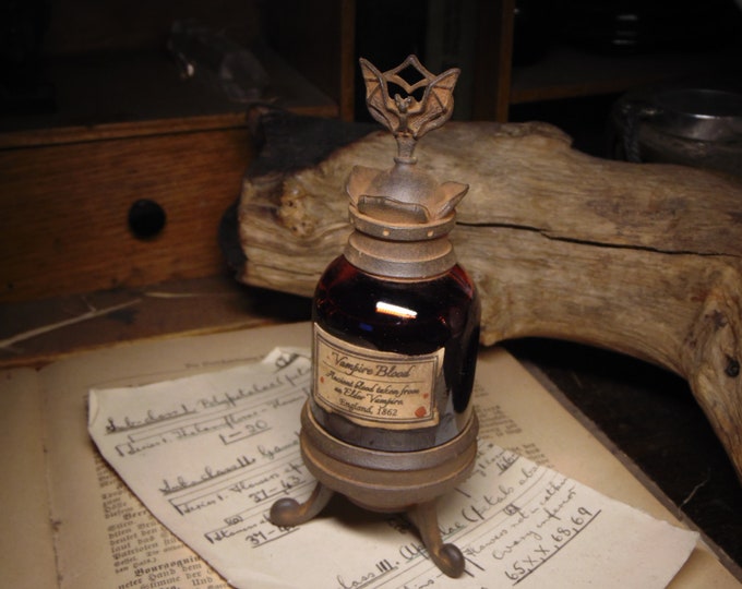 Vampire Blood Specimen Jar Props HANDMADE Macabre/occult/supernatural ...