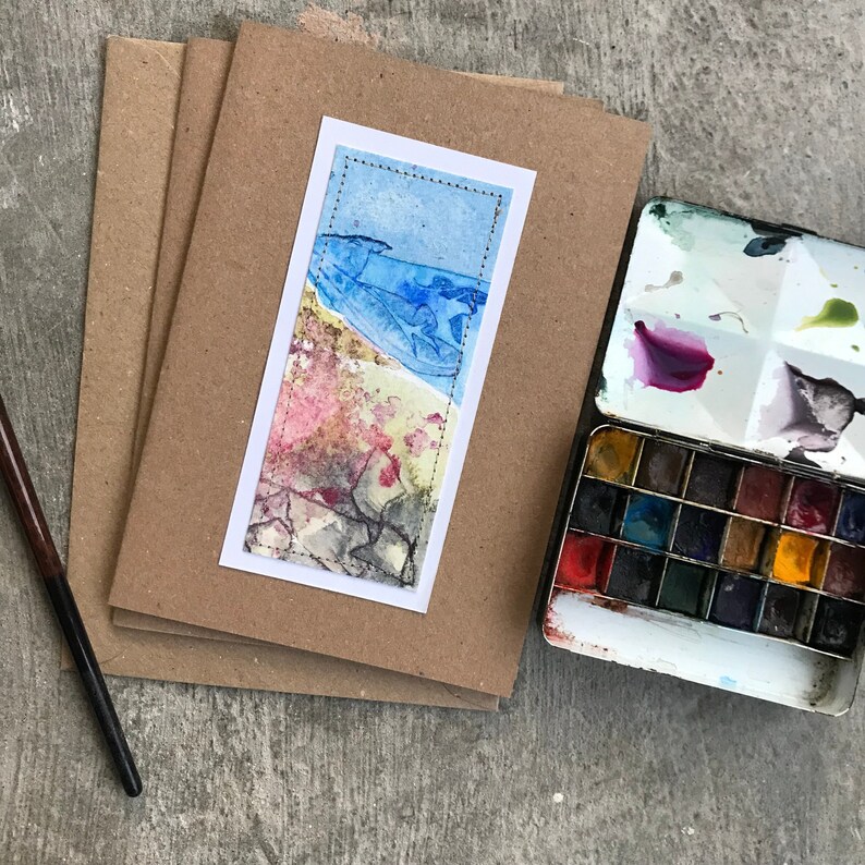 Original Hand Painted Greetings Cards. Watercolour Paintings - Etsy