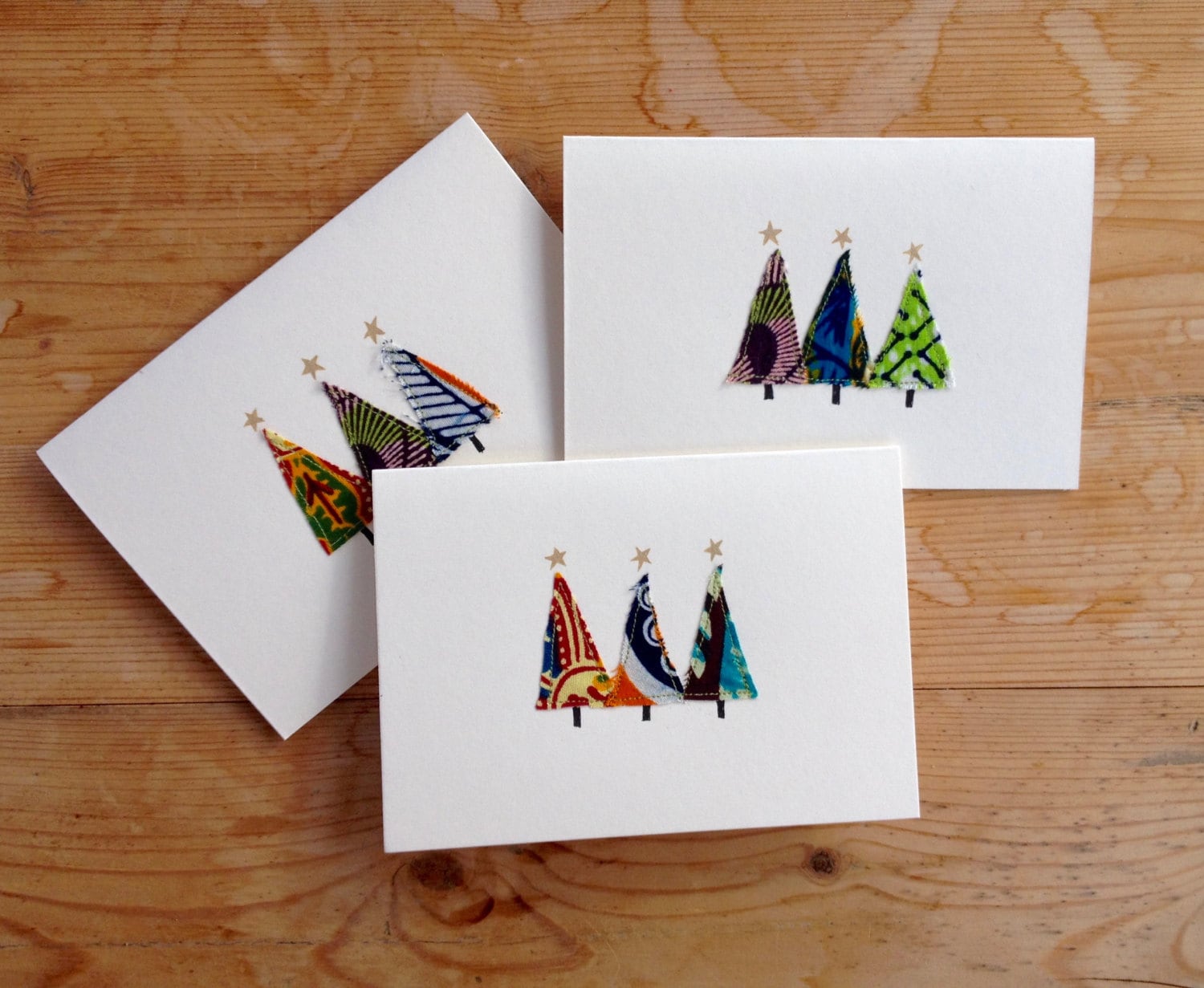 Homemade Christmas Cards - Unique Designs, African Print Fabric ...