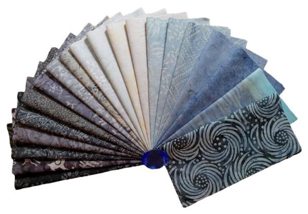 Batik Layer Cakes - 40 of 10" X 10" Squares Batik Fabric Quilting Craft ...