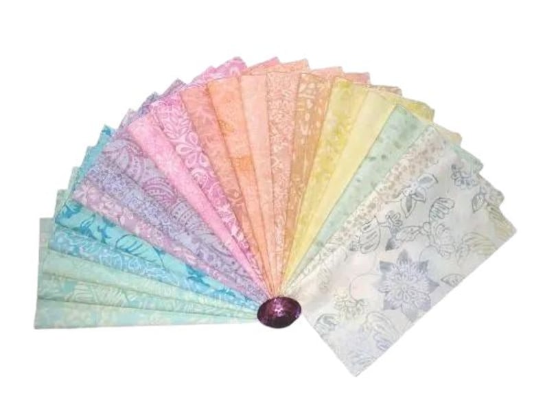 Batik Layer Cakes - 20 Piece 10" X 10" Squares Batik Fabric Quilting ...