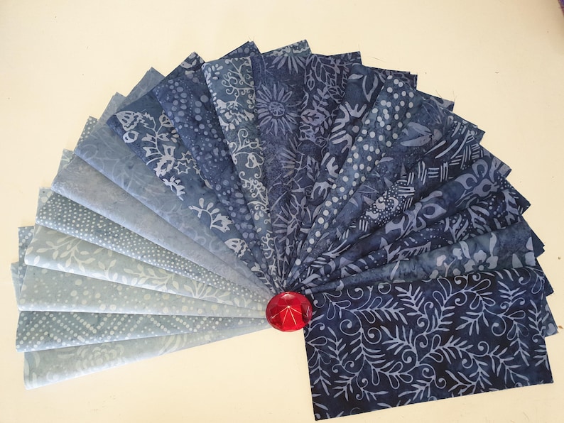 Batik Layer Cakes - 20 Piece 10" X 10" Squares Batik Fabric Quilting ...