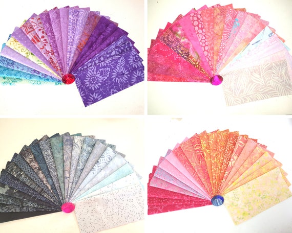Batik Layer Cakes 40 X Batik Fabric Quilting Craft Sewing - Etsy