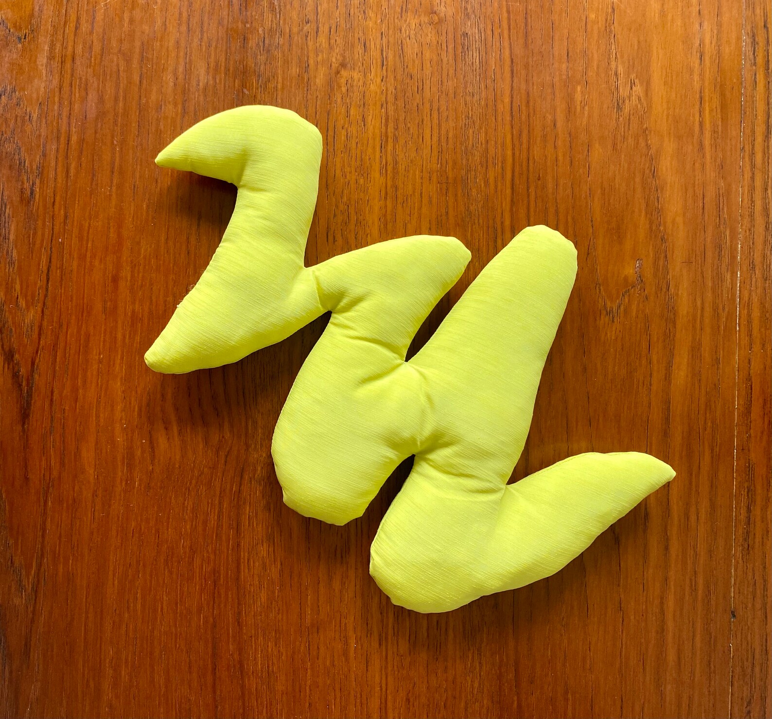 Squiggle Stuffed Shape Colourful Cushion - Etsy