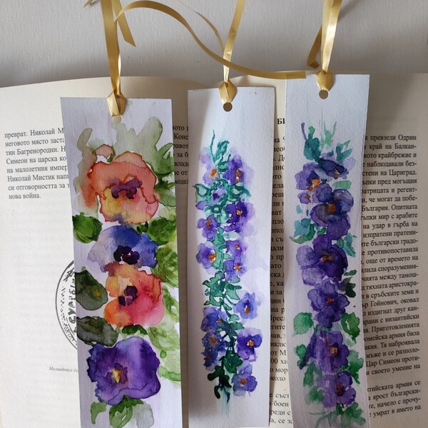 Violets Watercolor - Etsy