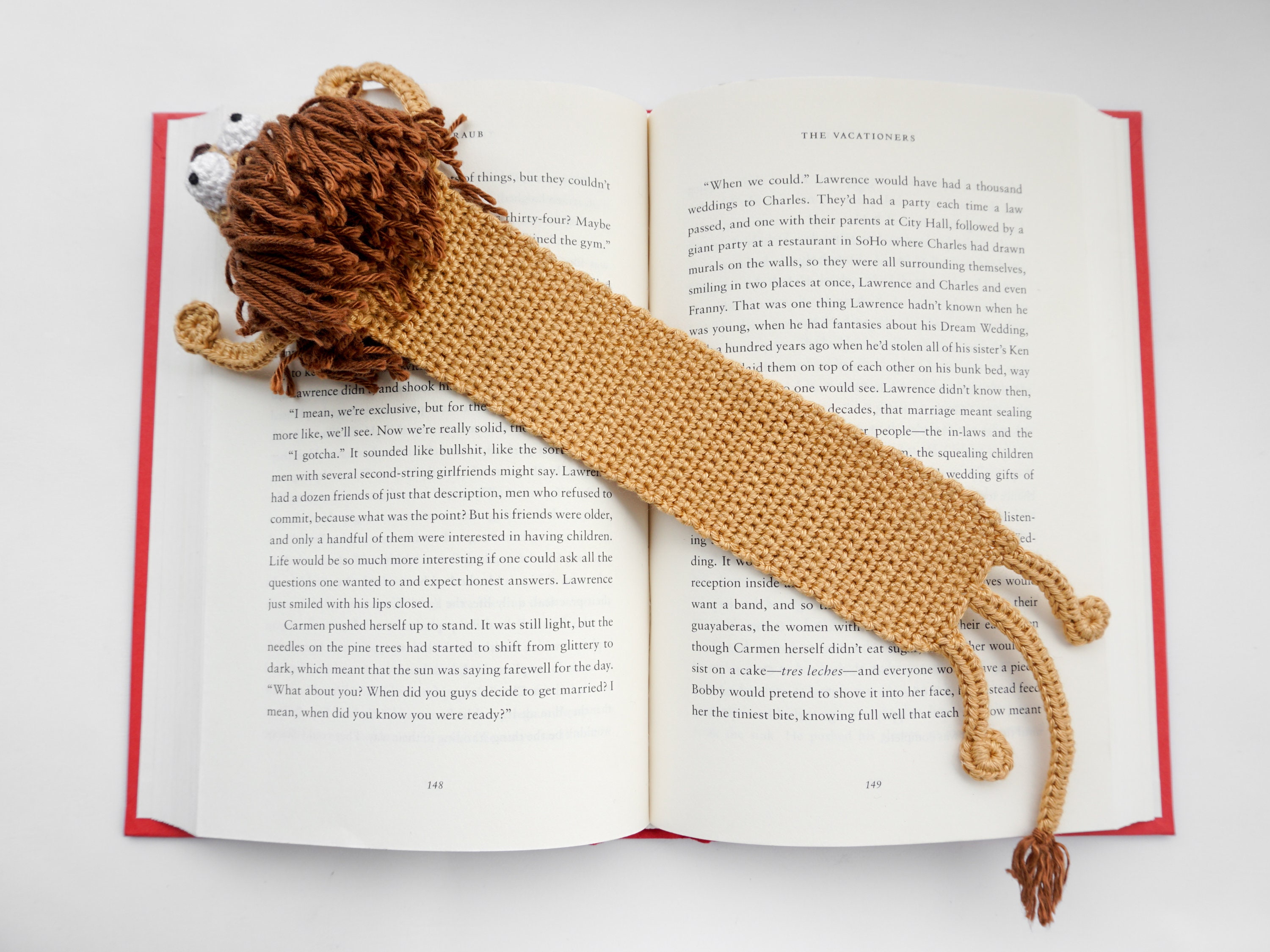 Lion Bookmark Crochet Pattern Amigurumi PDF Pattern - Etsy