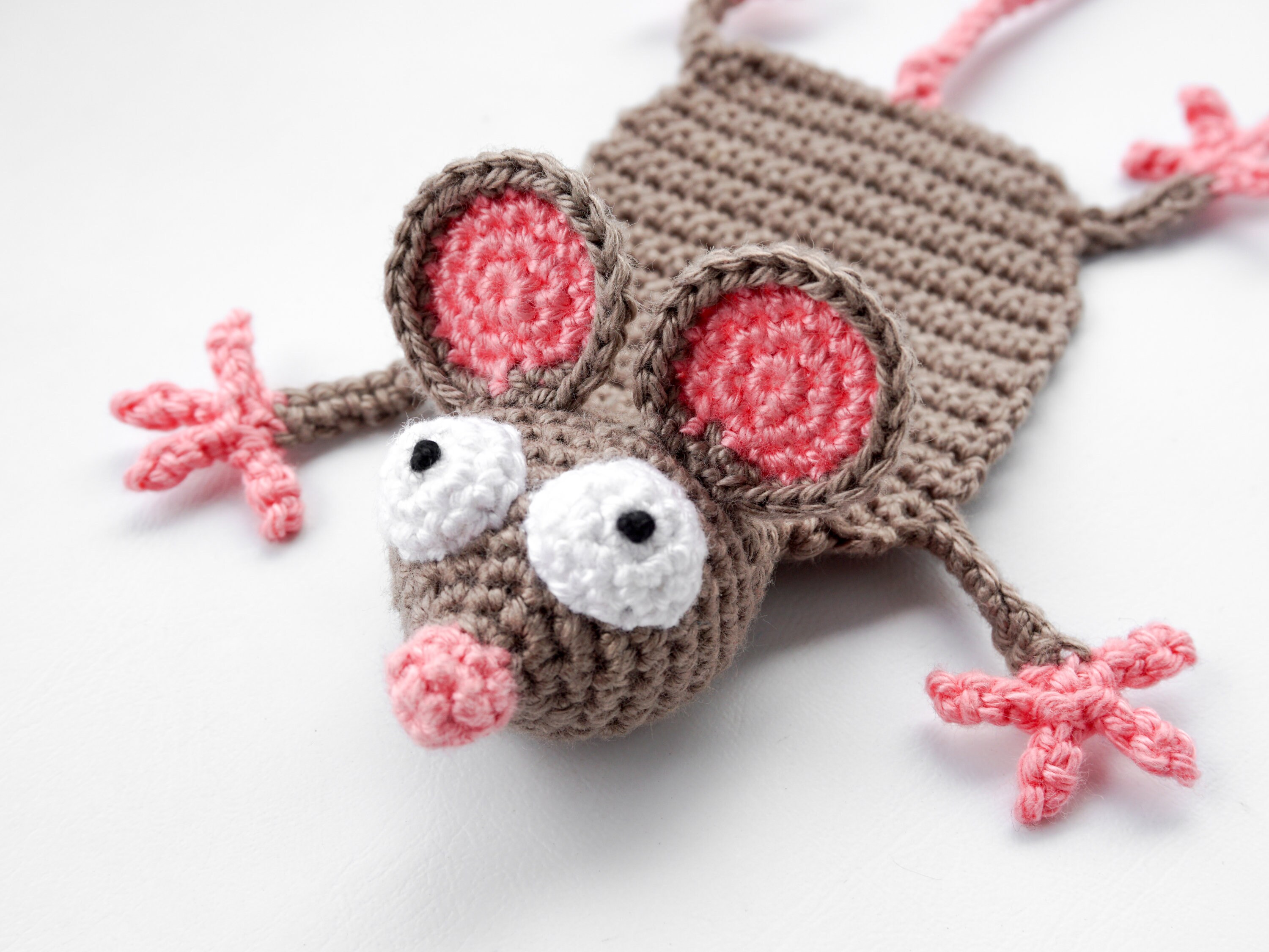 Mouse Bookmark Crochet Pattern Amigurumi PDF Pattern - Etsy