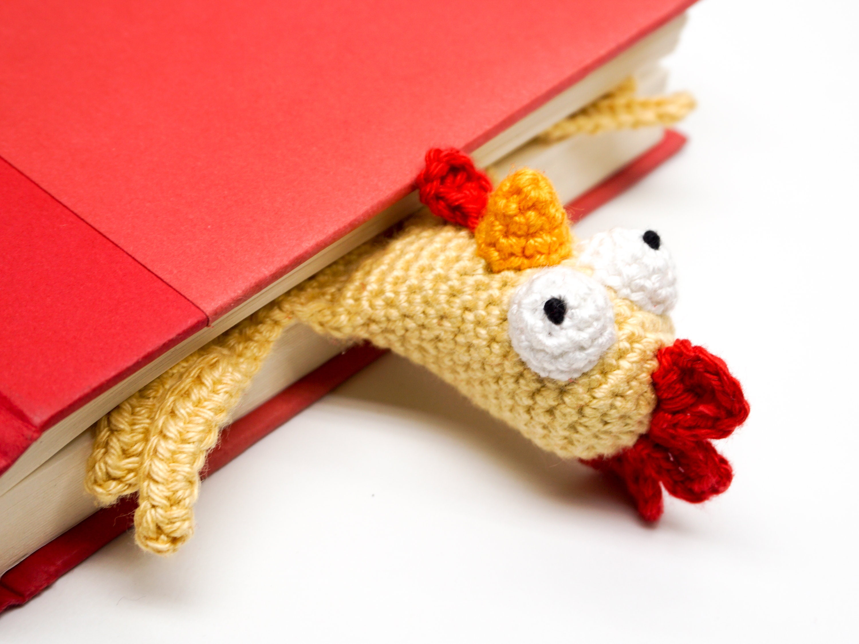 Chicken Bookmark Crochet Pattern Amigurumi PDF Pattern - Etsy