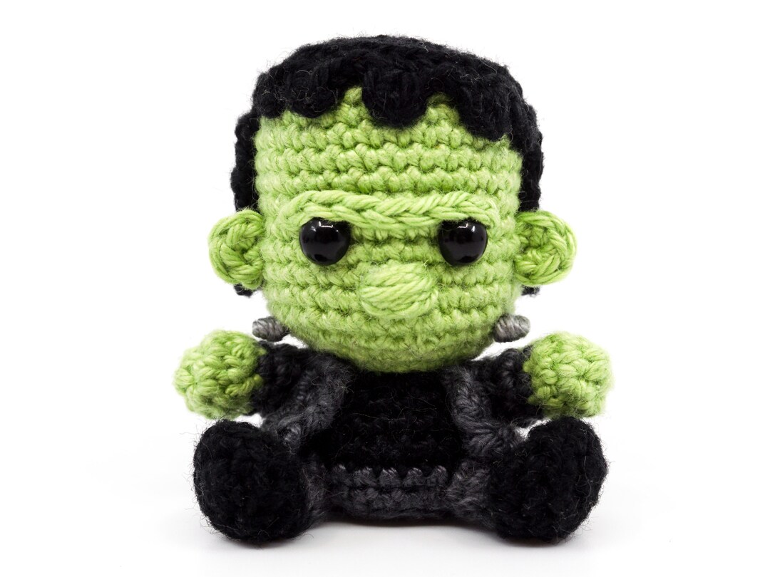 Mini Frankenstein's Monster Crochet Pattern | Amigurumi PDF Pattern - Etsy