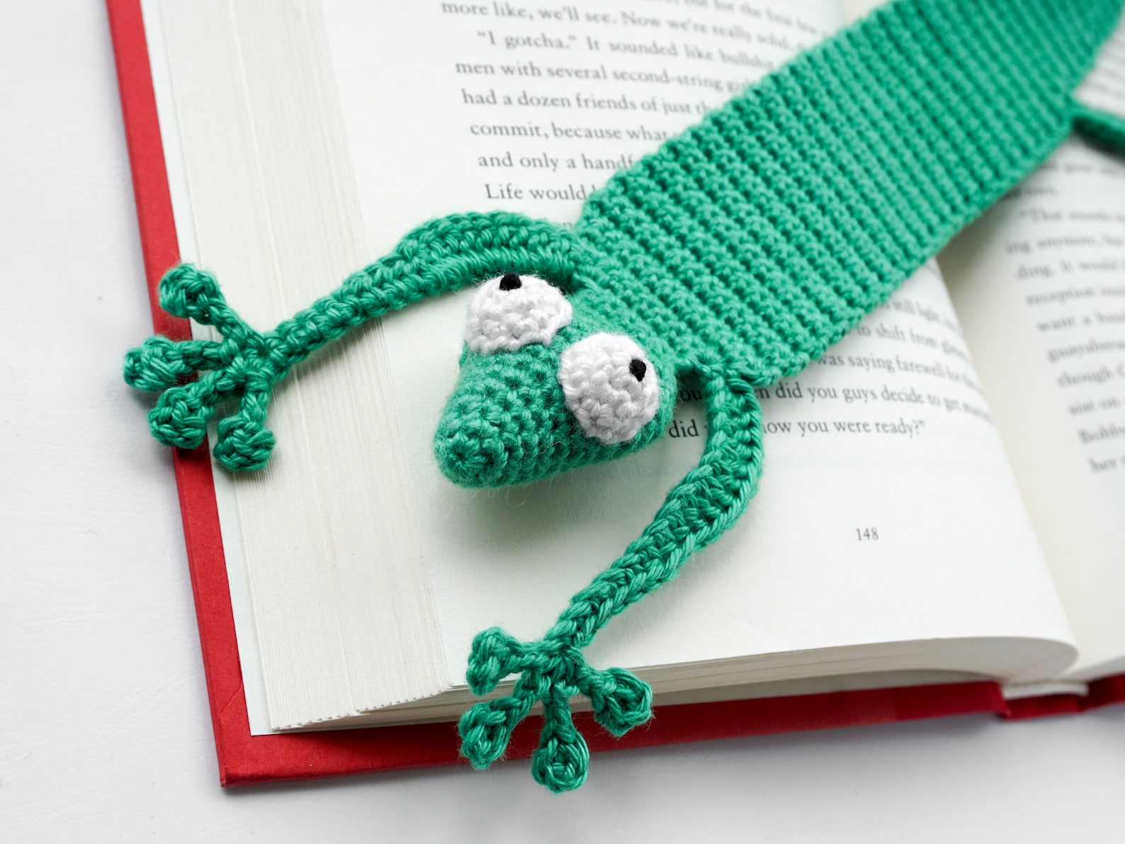 Gecko Bookmark Crochet Pattern Amigurumi PDF Pattern - Etsy