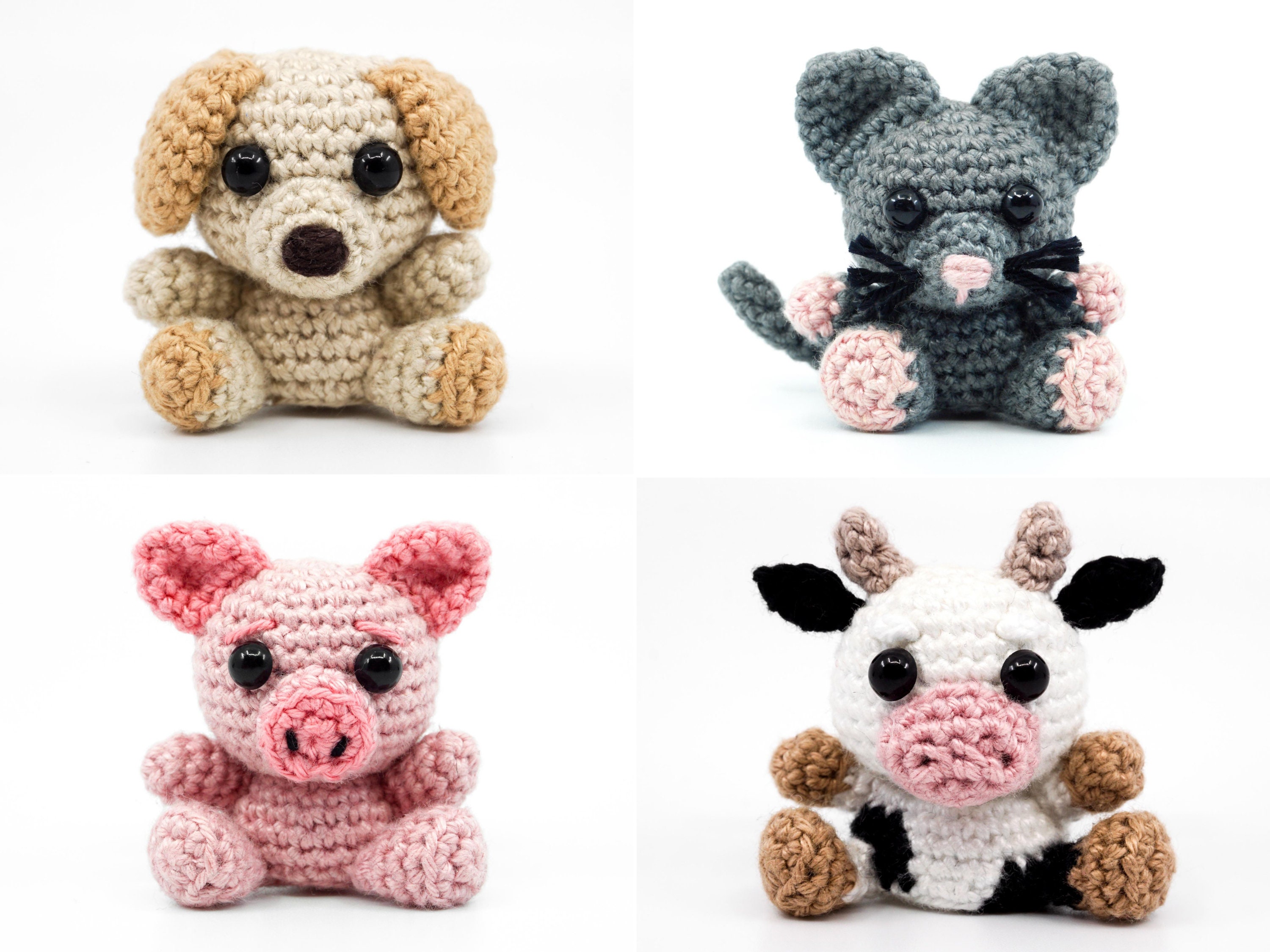 Farm Animals PDF Crochet Pattern Bundle Amigurumi PDF - Etsy UK