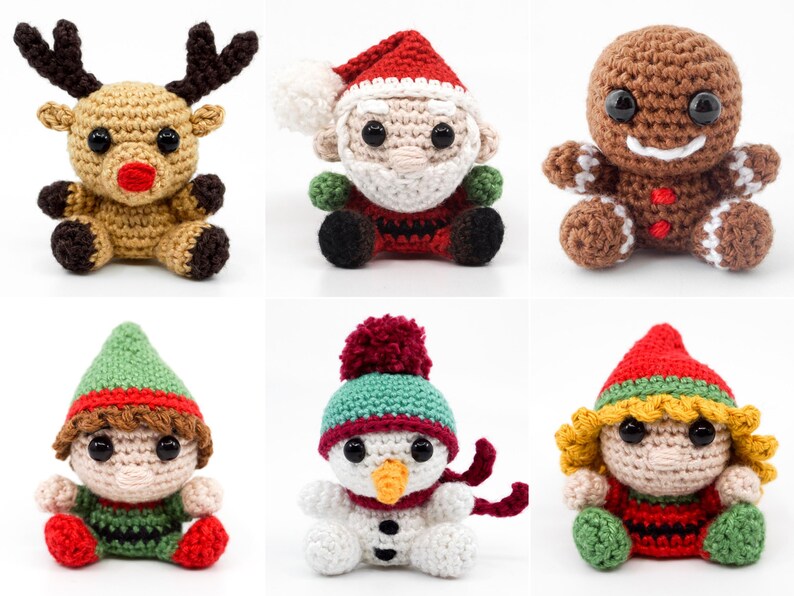 Christmas PDF Crochet Pattern Bundle Amigurumi PDF Patterns | Etsy