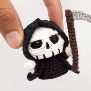 Mini Grim Reaper Crochet Pattern | Amigurumi PDF Pattern - Etsy