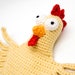 Chicken Bookmark Crochet Pattern | Amigurumi PDF Pattern - Etsy