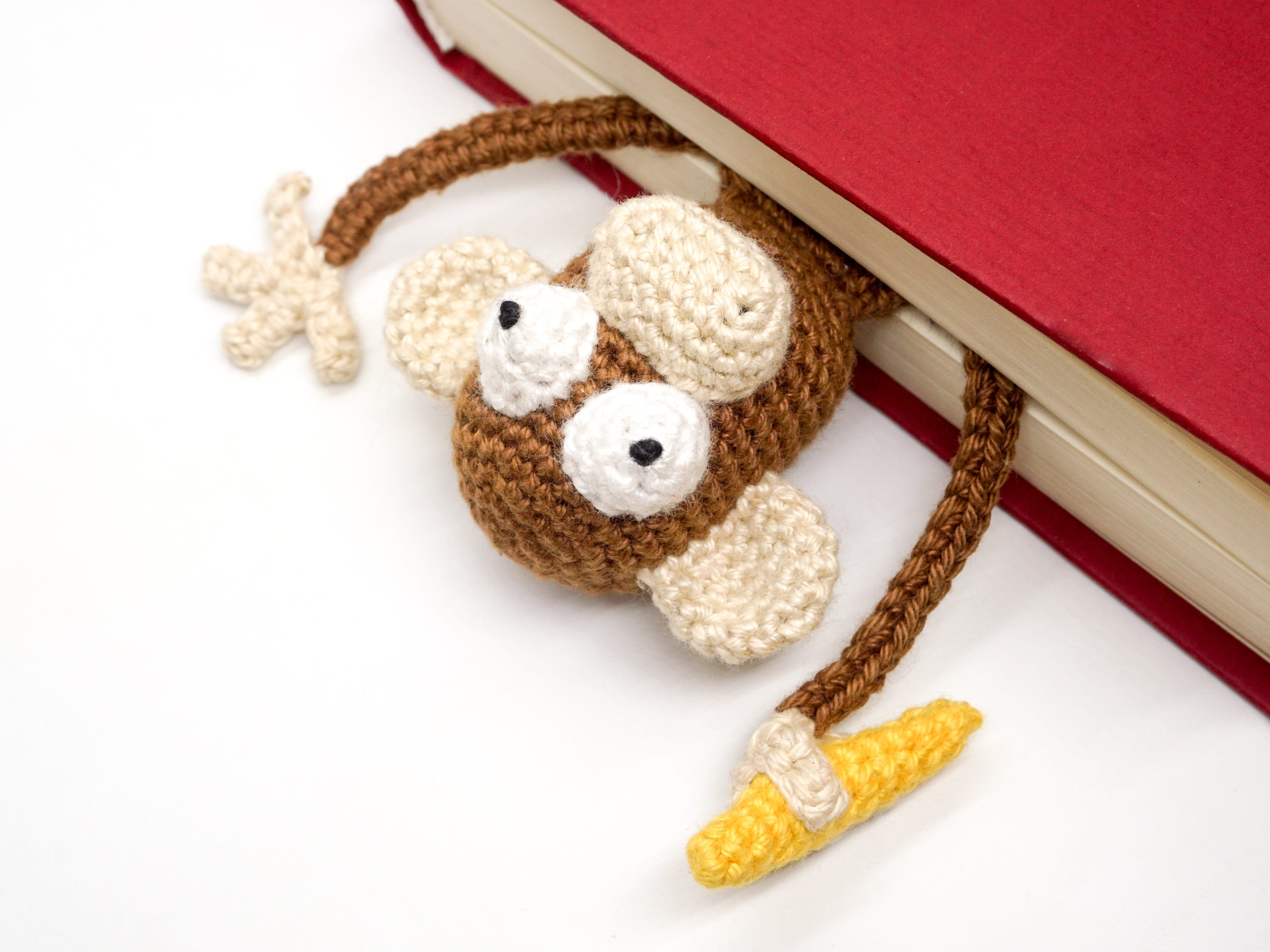Monkey Bookmark Crochet Pattern | Amigurumi PDF Pattern - Etsy