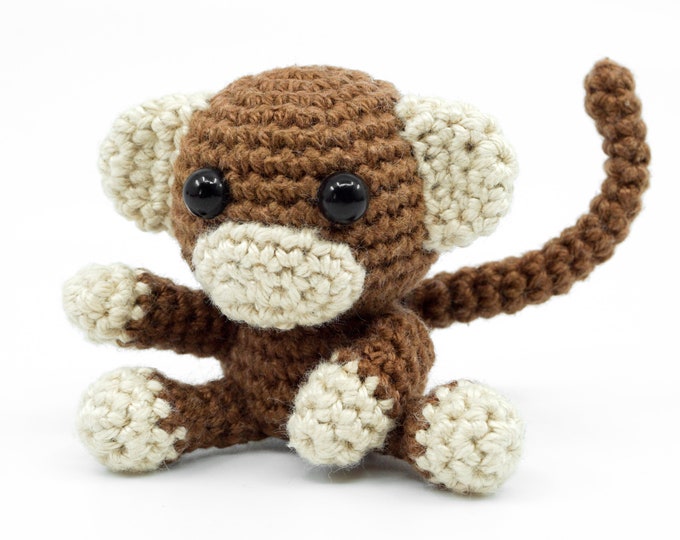 Mini Monkey Crochet Pattern Amigurumi PDF Pattern - Etsy