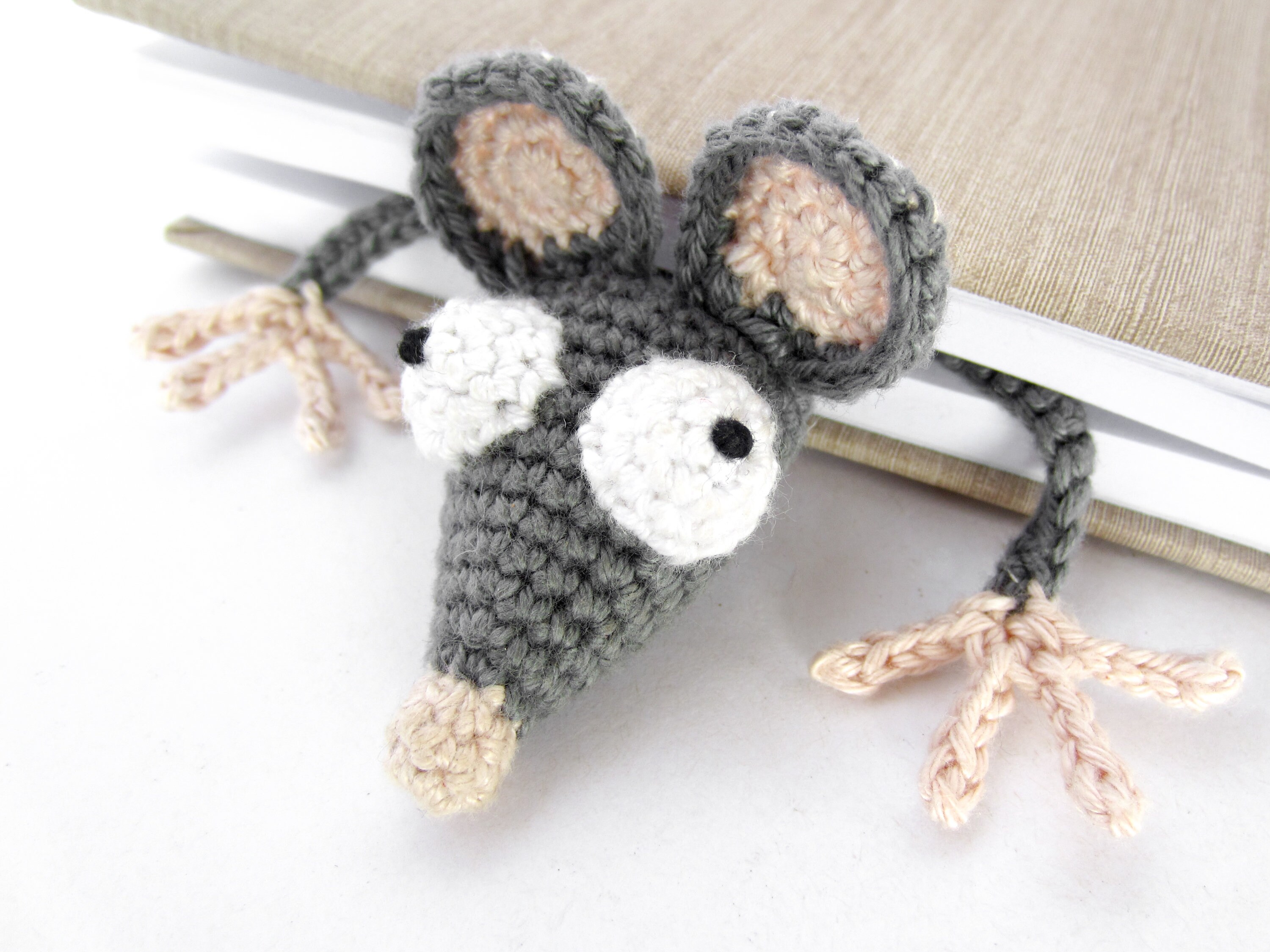 Rat Bookmark Crochet Pattern Amigurumi PDF Pattern | Etsy France