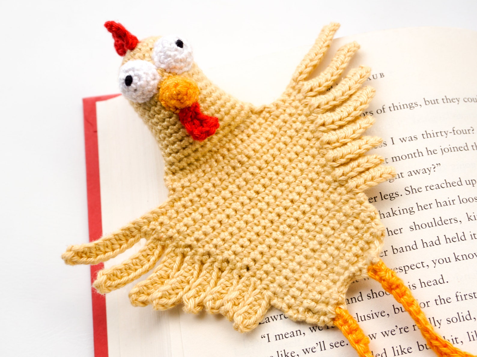 Chicken Bookmark Crochet Pattern Amigurumi PDF Pattern - Etsy