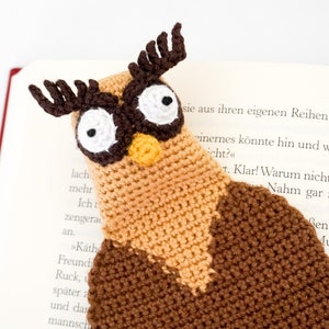 Owl Bookmark Crochet Pattern Amigurumi PDF Pattern | Etsy