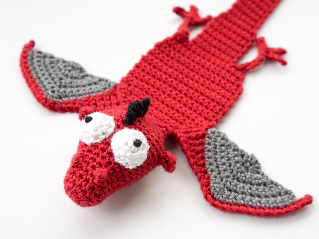 Dragon Bookmark Crochet Pattern | Amigurumi PDF Pattern - Etsy