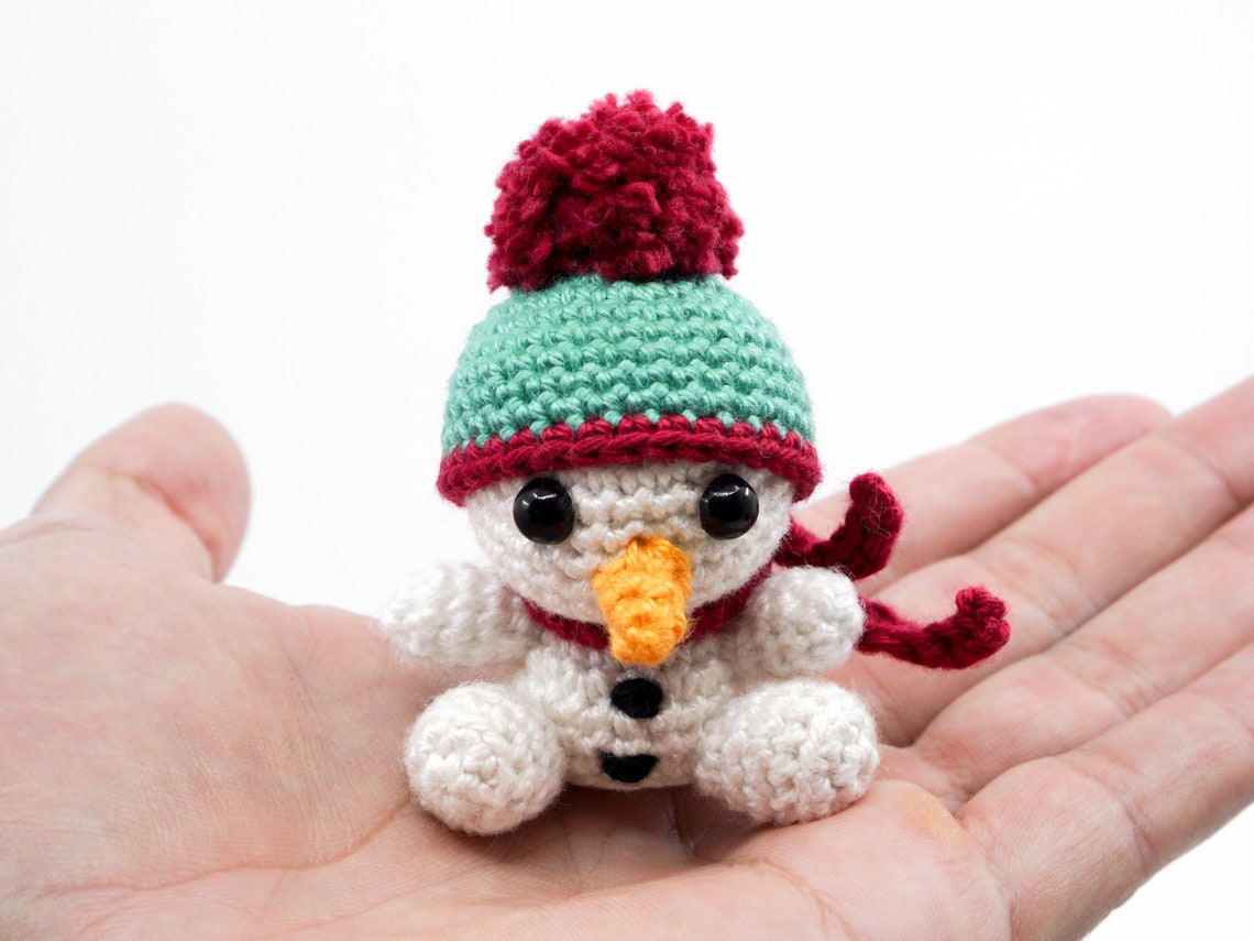 Mini Snowman Crochet Pattern Amigurumi PDF Pattern - Etsy