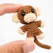 Mini Monkey Crochet Pattern Amigurumi PDF Pattern - Etsy