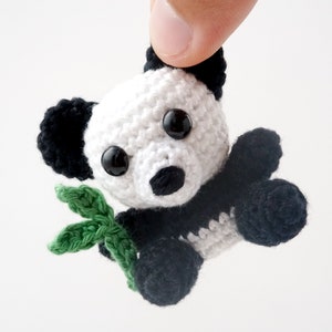 Mini Panda Crochet Pattern | Amigurumi PDF Pattern - Etsy