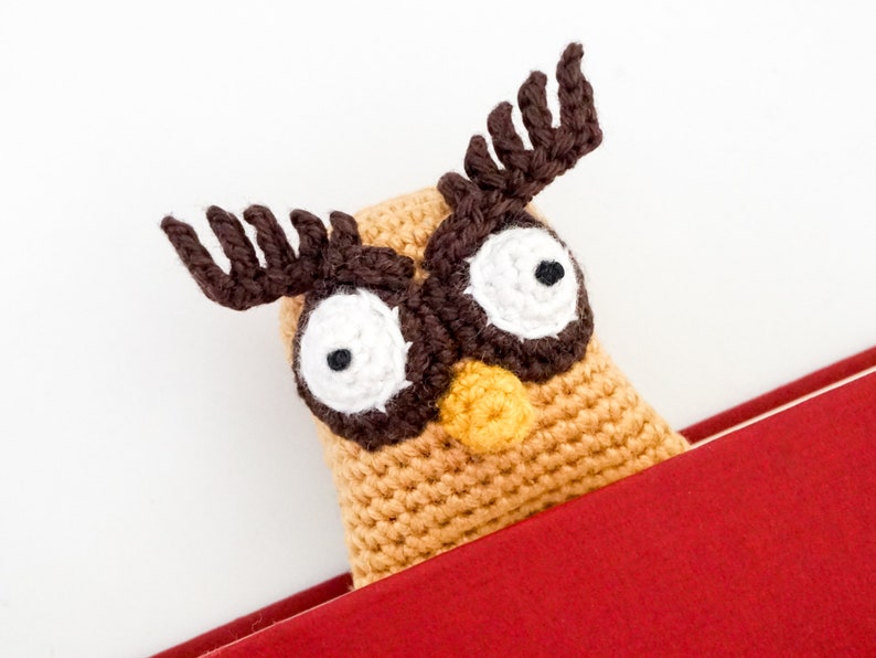 Owl Bookmark Crochet Pattern Amigurumi PDF Pattern | Etsy