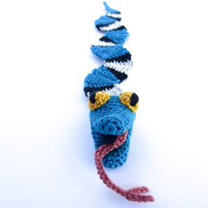 Snake Bookmark Crochet Pattern Amigurumi PDF Pattern | Etsy