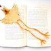 Chicken Bookmark Crochet Pattern | Amigurumi PDF Pattern - Etsy