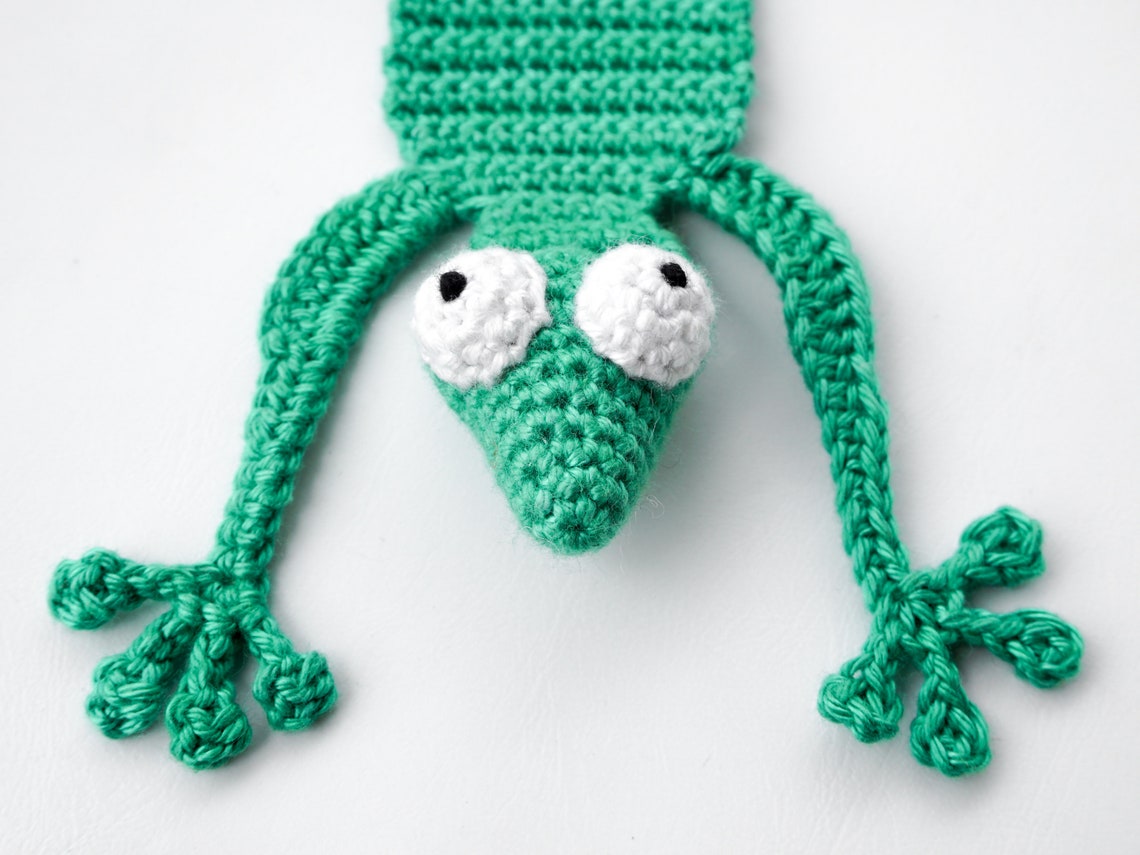 Gecko Bookmark Crochet Pattern Amigurumi PDF Pattern - Etsy