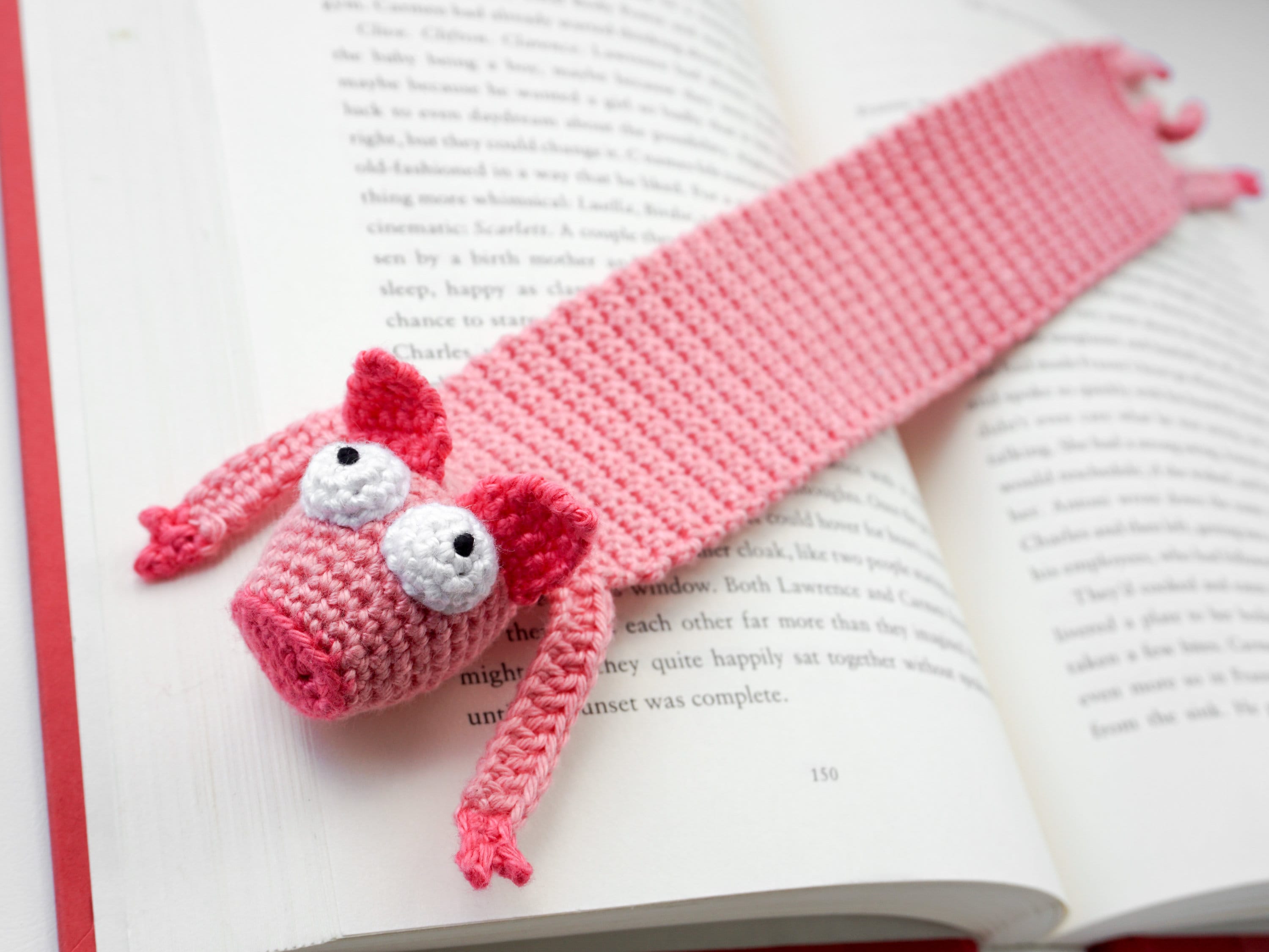 Pig Bookmark Crochet Pattern Amigurumi PDF Pattern - Etsy