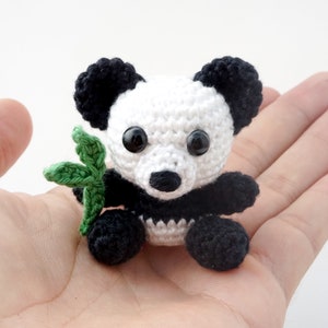 Mini Panda Crochet Pattern | Amigurumi PDF Pattern - Etsy