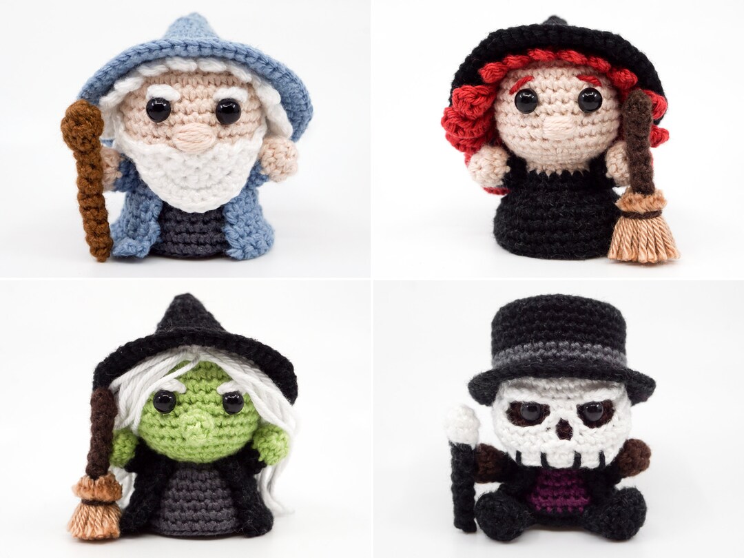 Wizards and Witches PDF Crochet Pattern Bundle | Amigurumi PDF Patterns ...