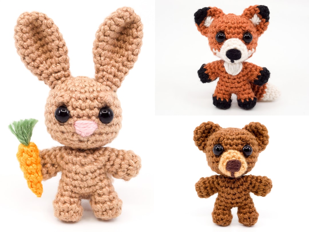 Forest Animals PDF Crochet Pattern Bundle | Amigurumi PDF Patterns - Etsy
