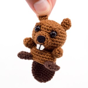Mini Beaver Crochet Pattern | Amigurumi PDF Pattern - Etsy