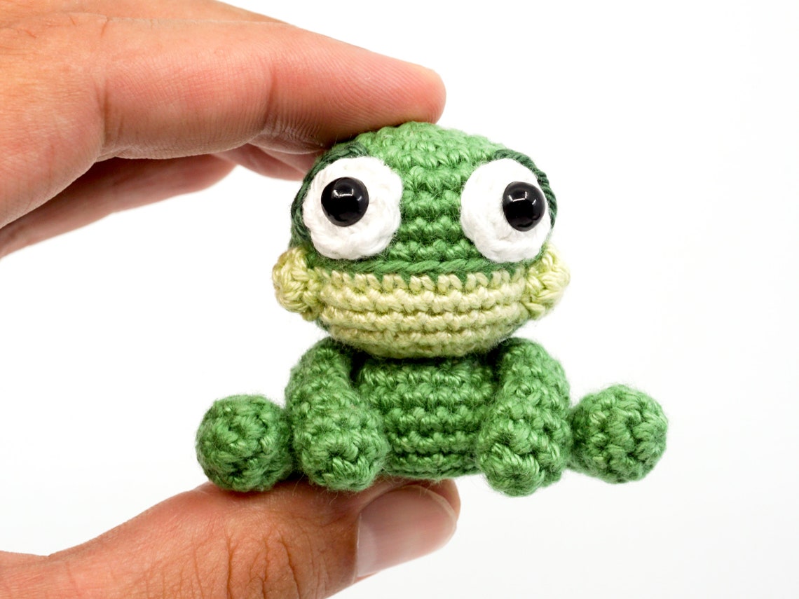 Mini Frog Crochet Pattern | Amigurumi PDF Pattern - Etsy