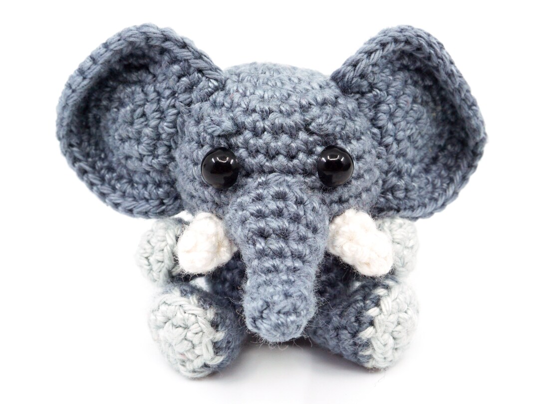 Mini Elephant Crochet Pattern | Amigurumi PDF Pattern - Etsy