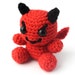 Mini Devil Crochet Pattern | Amigurumi PDF Pattern - Etsy