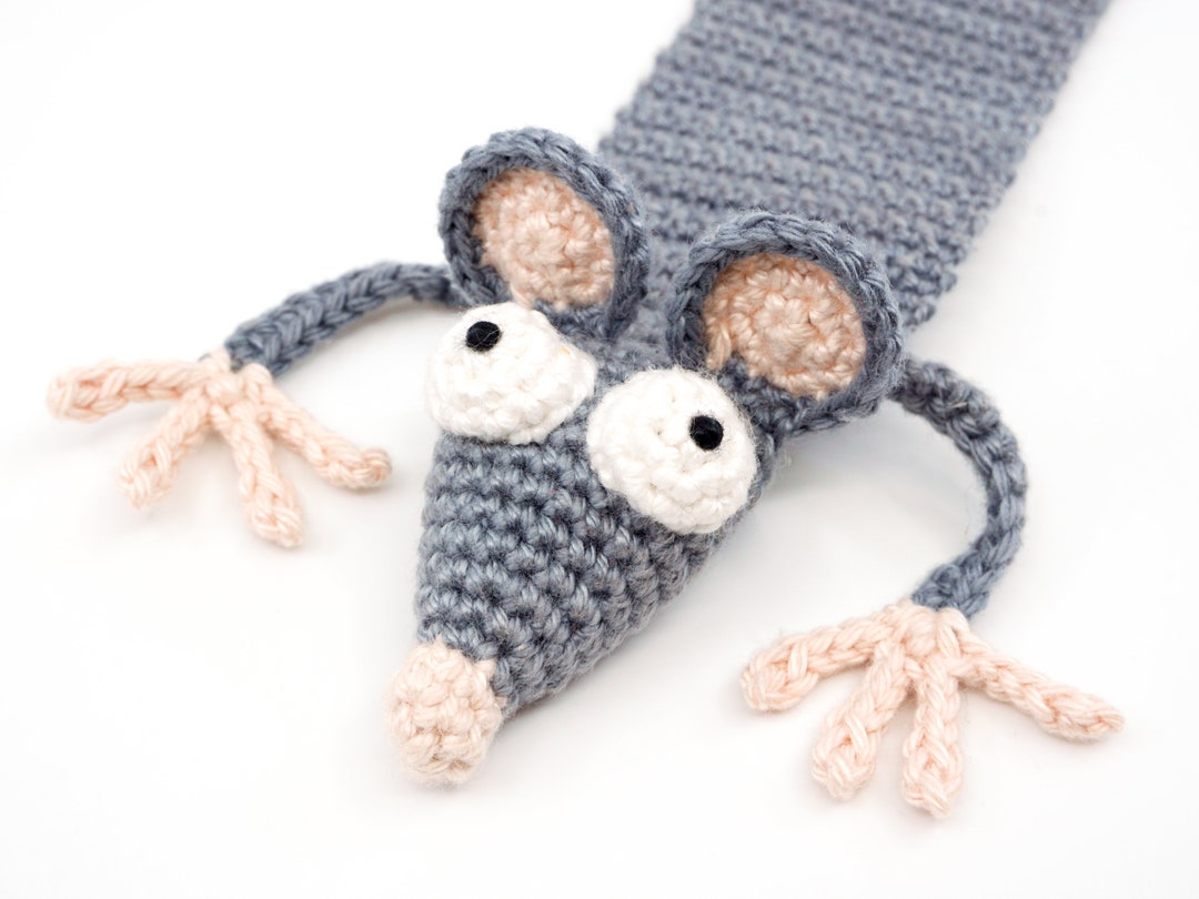 Rat Bookmark Crochet Pattern | Amigurumi PDF Pattern - Etsy