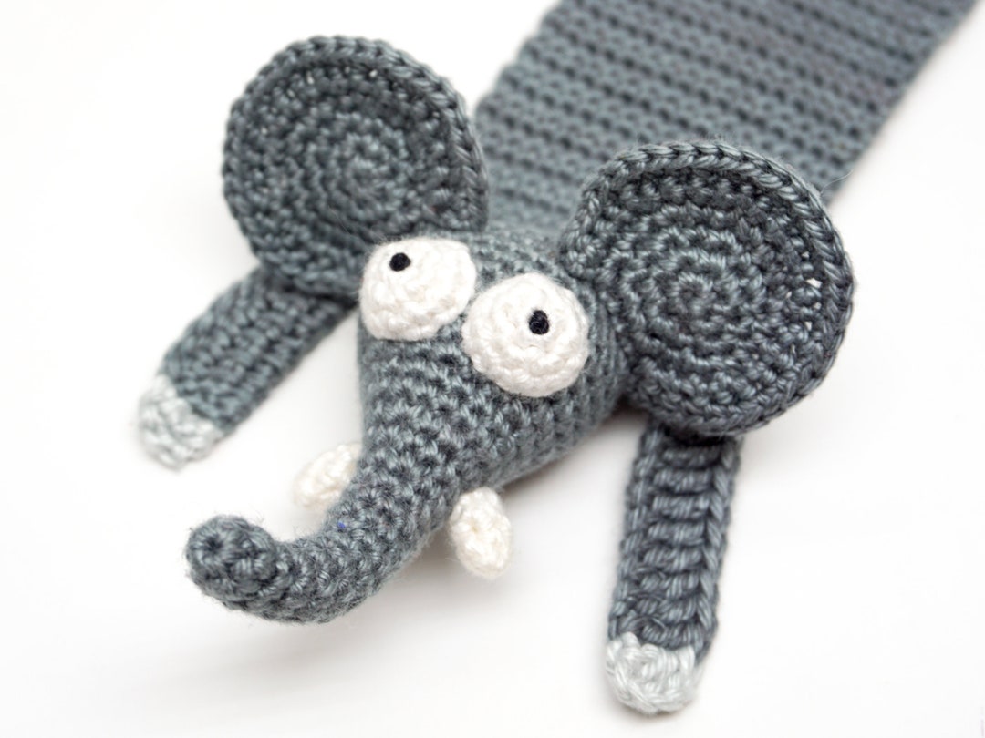 Elephant Bookmark Crochet Pattern | Amigurumi PDF Pattern - Etsy