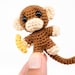 Mini Monkey Crochet Pattern Amigurumi PDF Pattern - Etsy