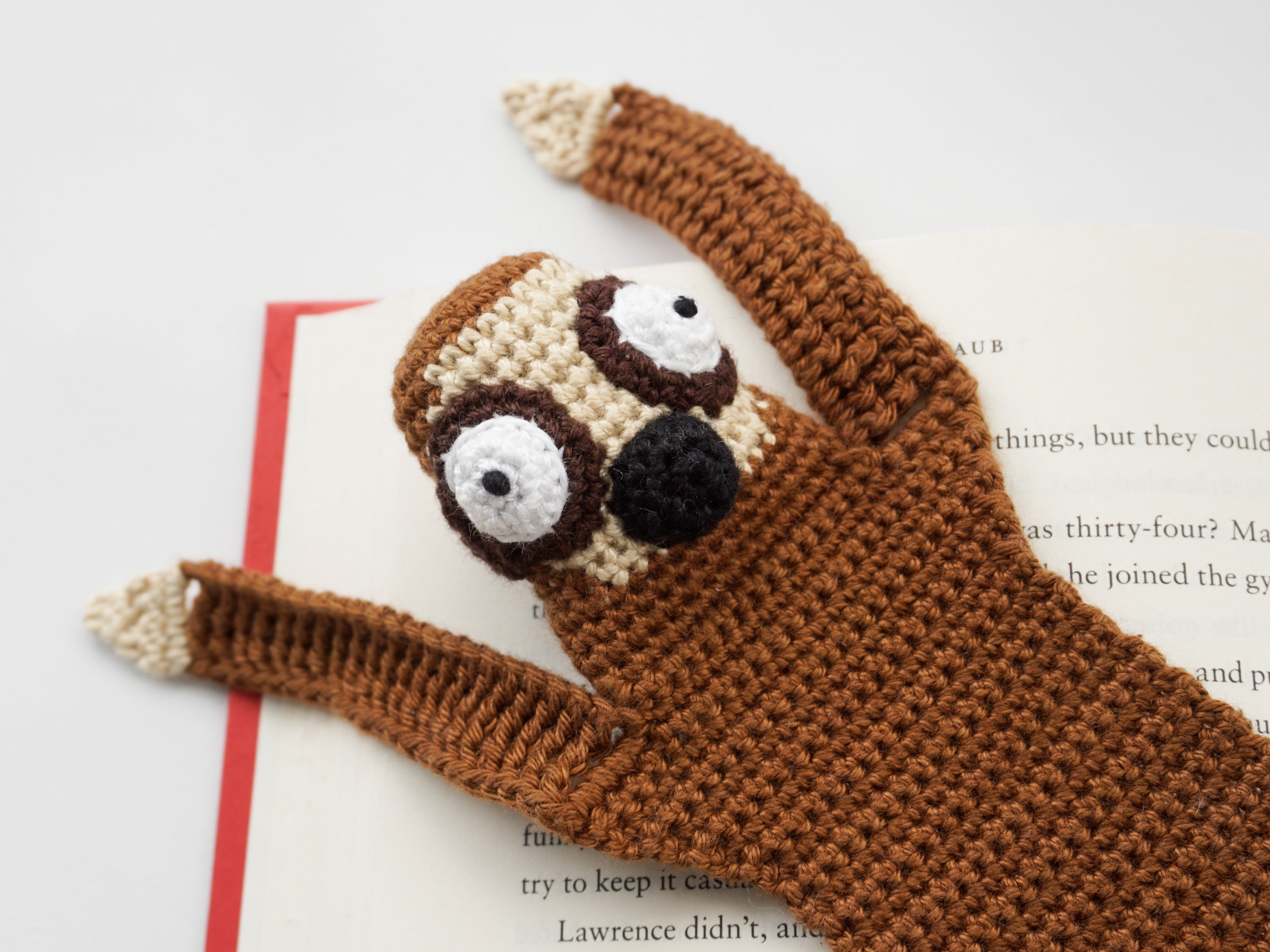 Sloth Bookmark Crochet Pattern Amigurumi PDF Pattern - Etsy