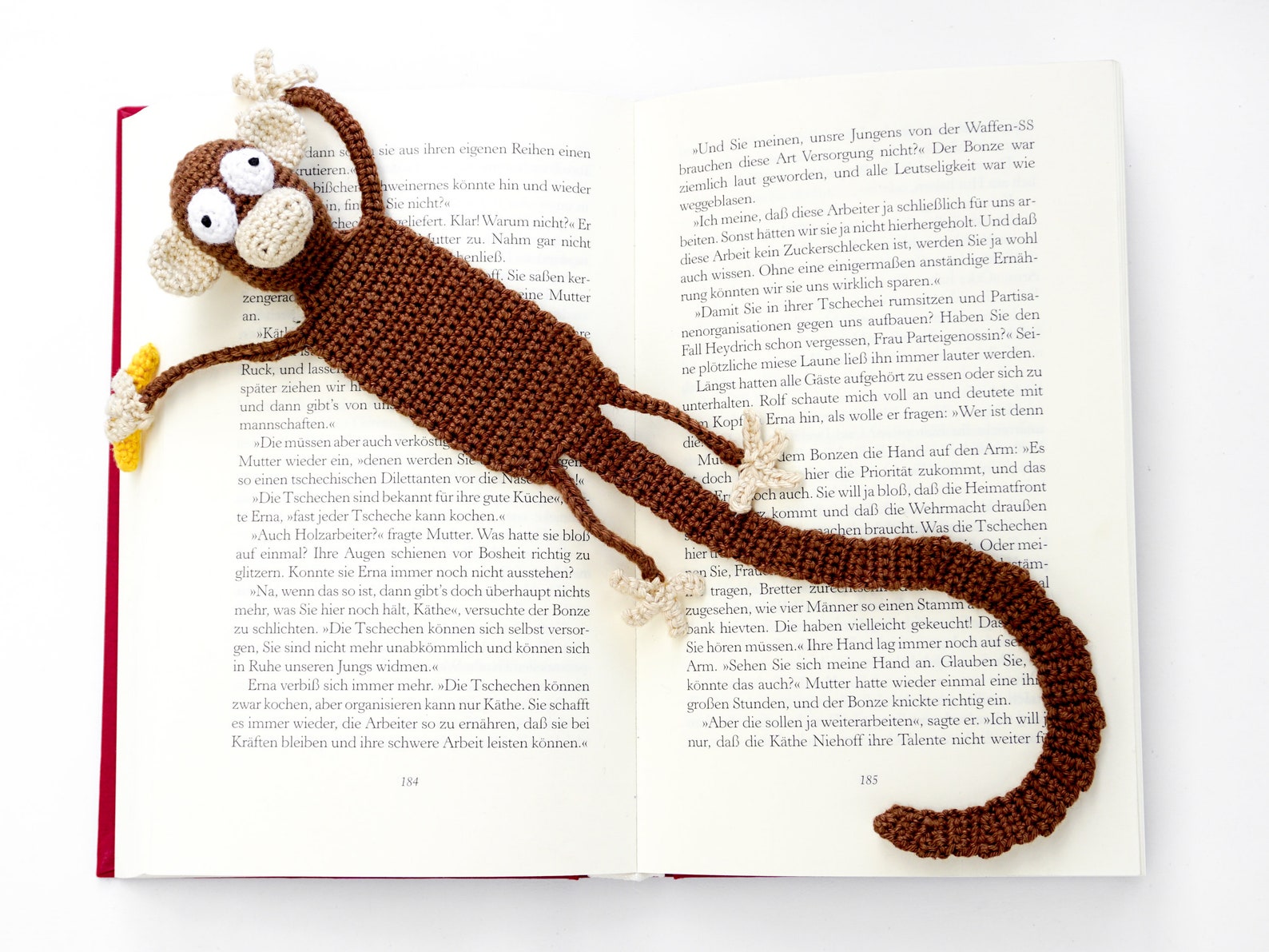 Monkey Bookmark Crochet Pattern Amigurumi PDF Pattern - Etsy